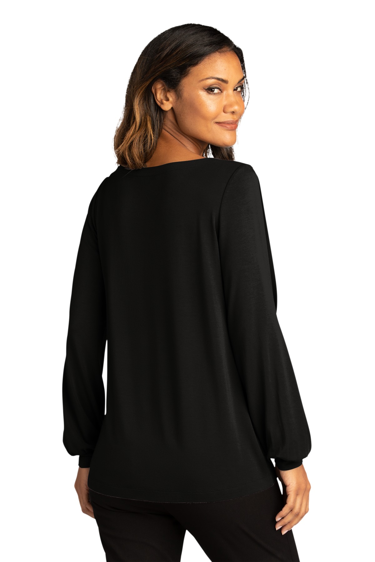 Port Authority LK5600 | Ladies Luxe Knit Jewel Neck Top | ShirtSpace