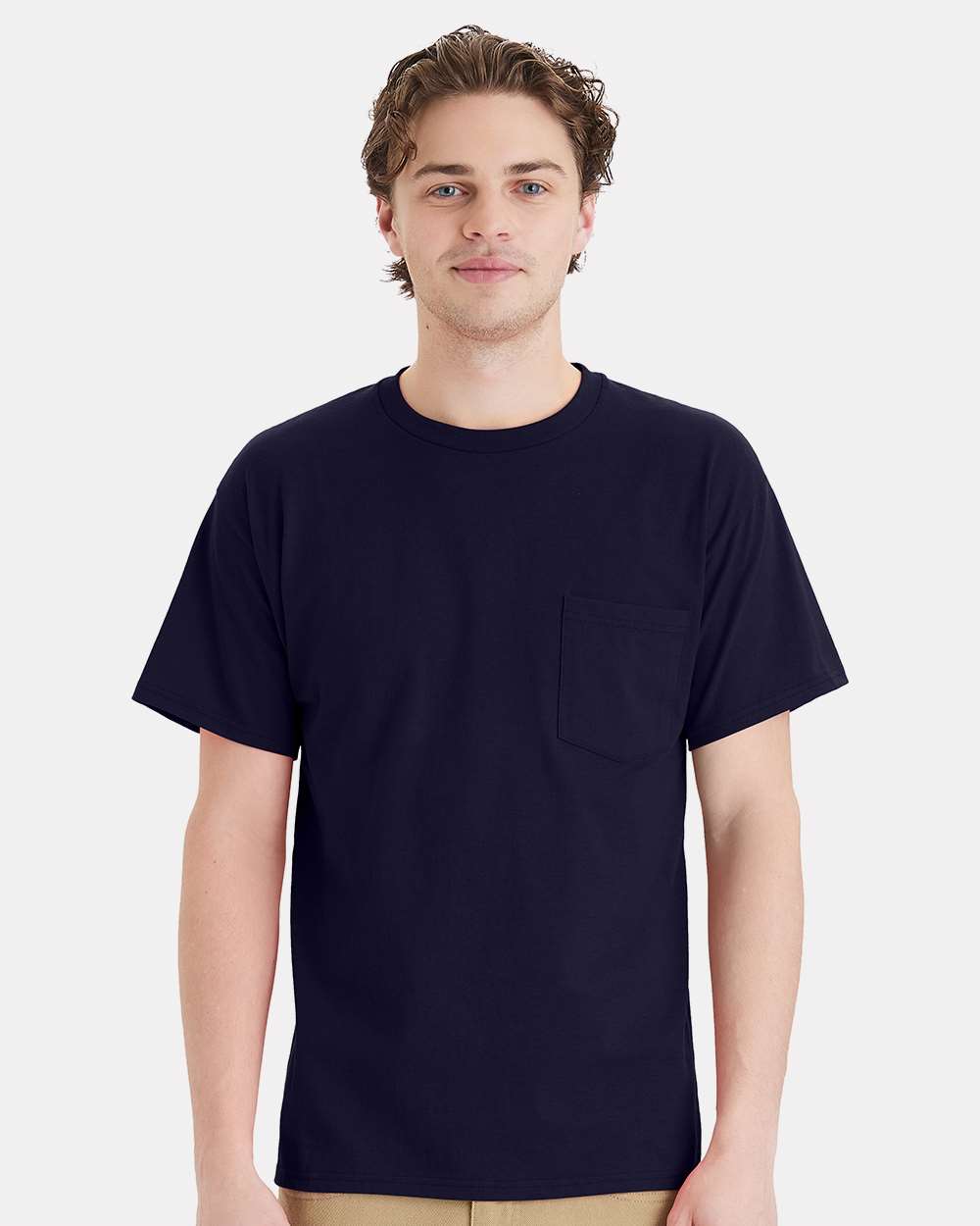 Hanes 5290P Unisex Essential Pocket T-Shirt