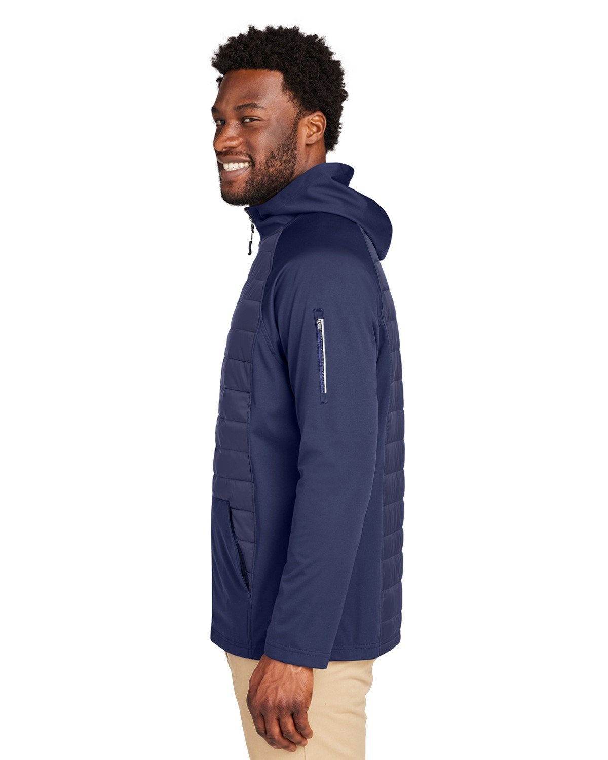 CORE365 CE808 Unisex Techno Lite Hybrid Hooded Jacket