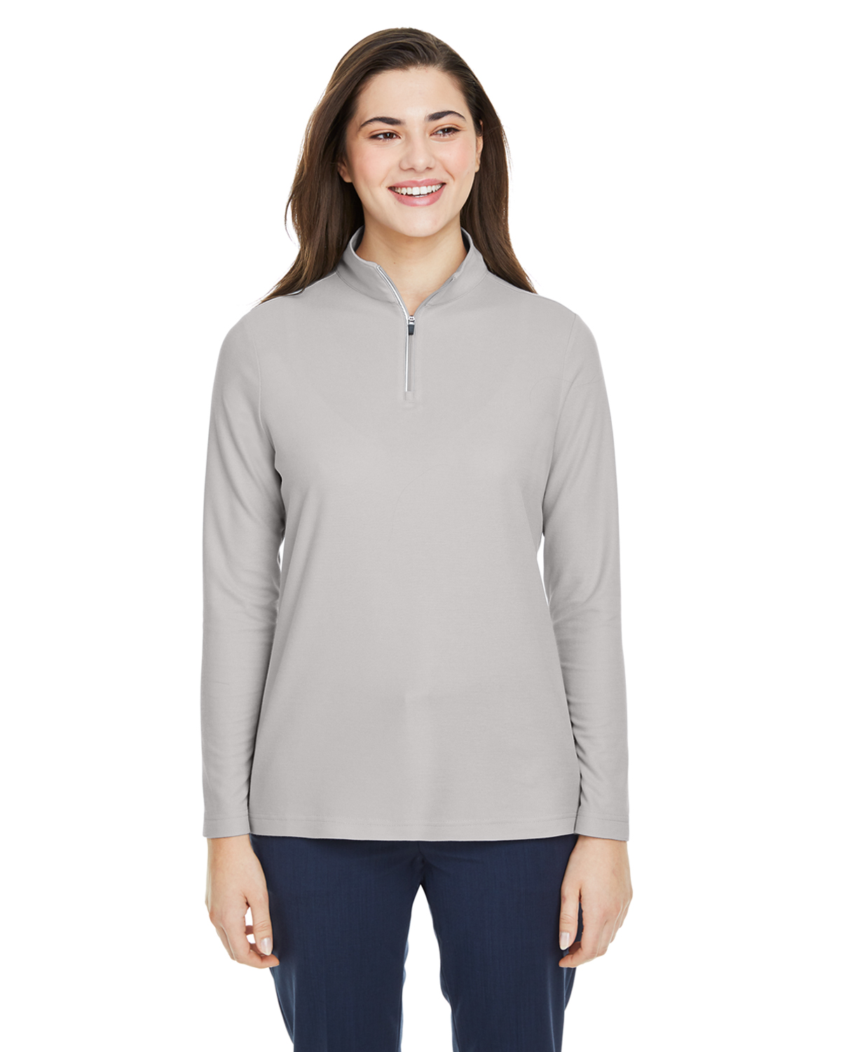 Core 365 CE405W | Ladies' Fusion ChromaSoft™ Pique Quarter-Zip | ShirtSpace