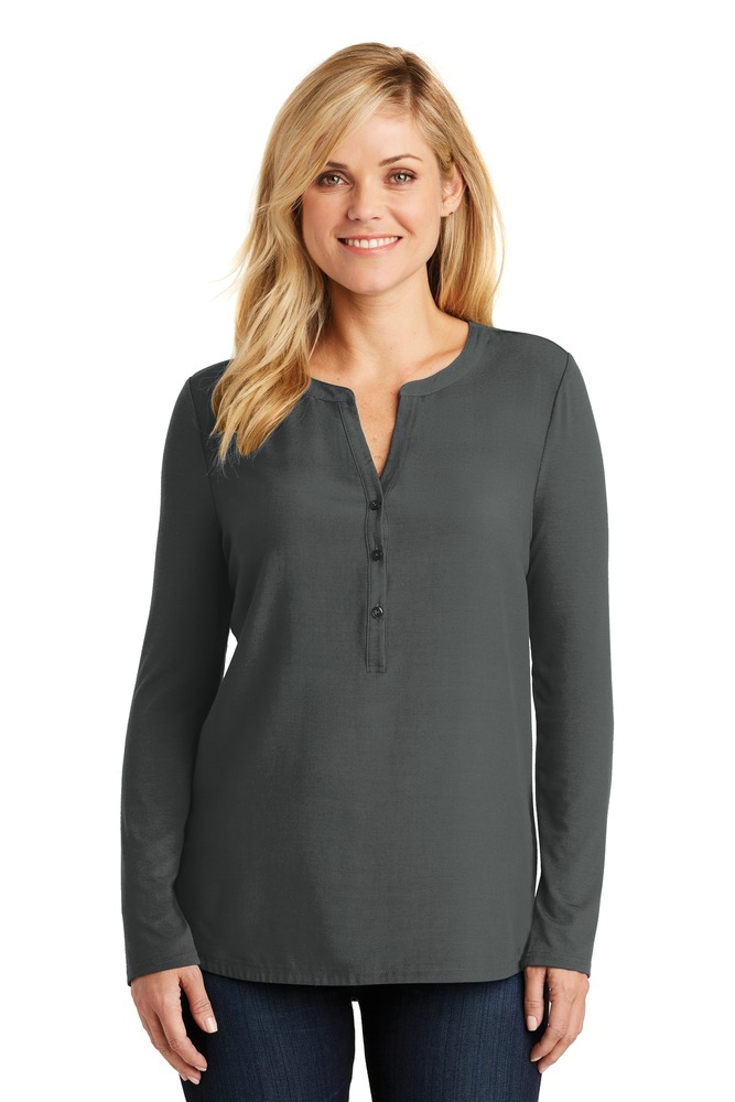 Port Authority LK5432 | Ladies Concept Henley Tunic | ShirtSpace