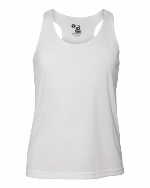 Badger Sport 2166 Girls B Core Racerback Tank Top Shirtspace